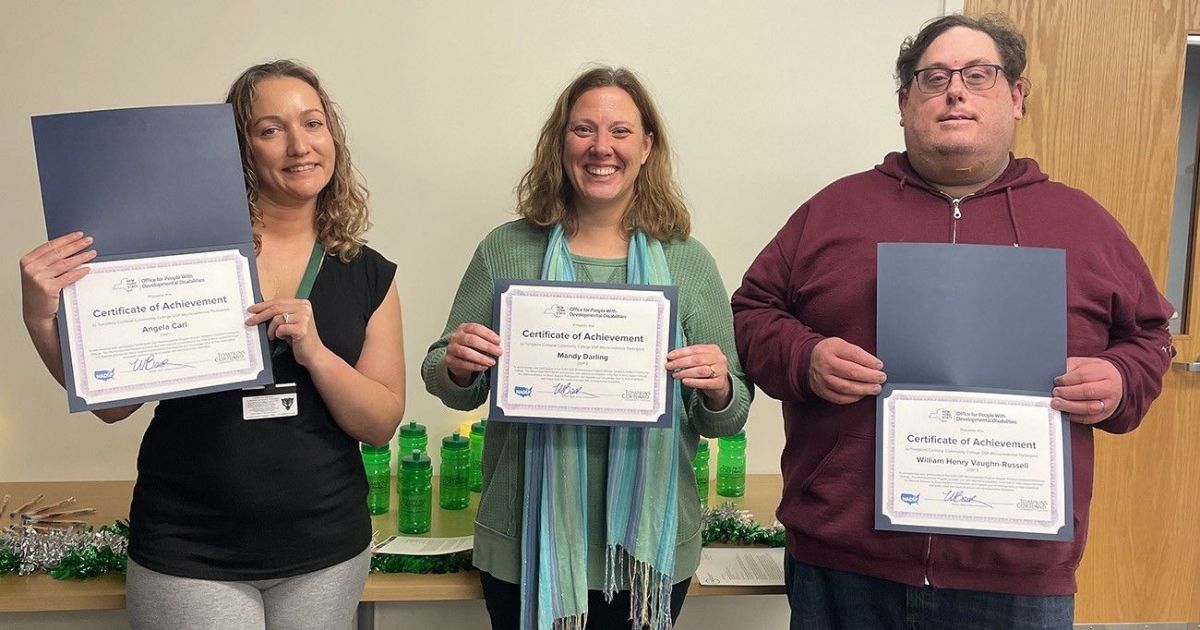 DSP Microcredential Graduates Honored | Tompkins Cortland Community College